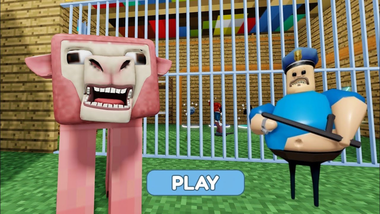 Pink Sheep Barry Prison Run (Obby) Full Gameplay #roblox #games #obby # ...