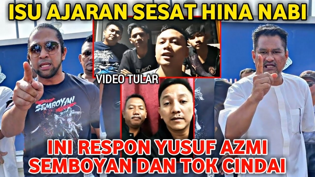 BENG4NG! YUSUF AZMI, TOK CINDAI BERI RESPON DAN BUAT REPORT ISU AJARAN ...