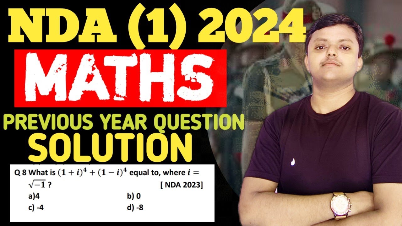 NDA(1) 2024 Maths Previous Year Question Solution | NDA Maths Most ...