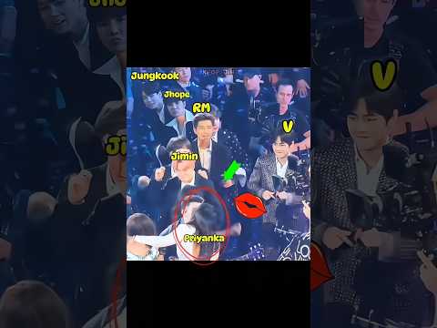 BTS reaction to Priyanka Chopra & Nick kissing😆👄!! #bts#kpop#shorts