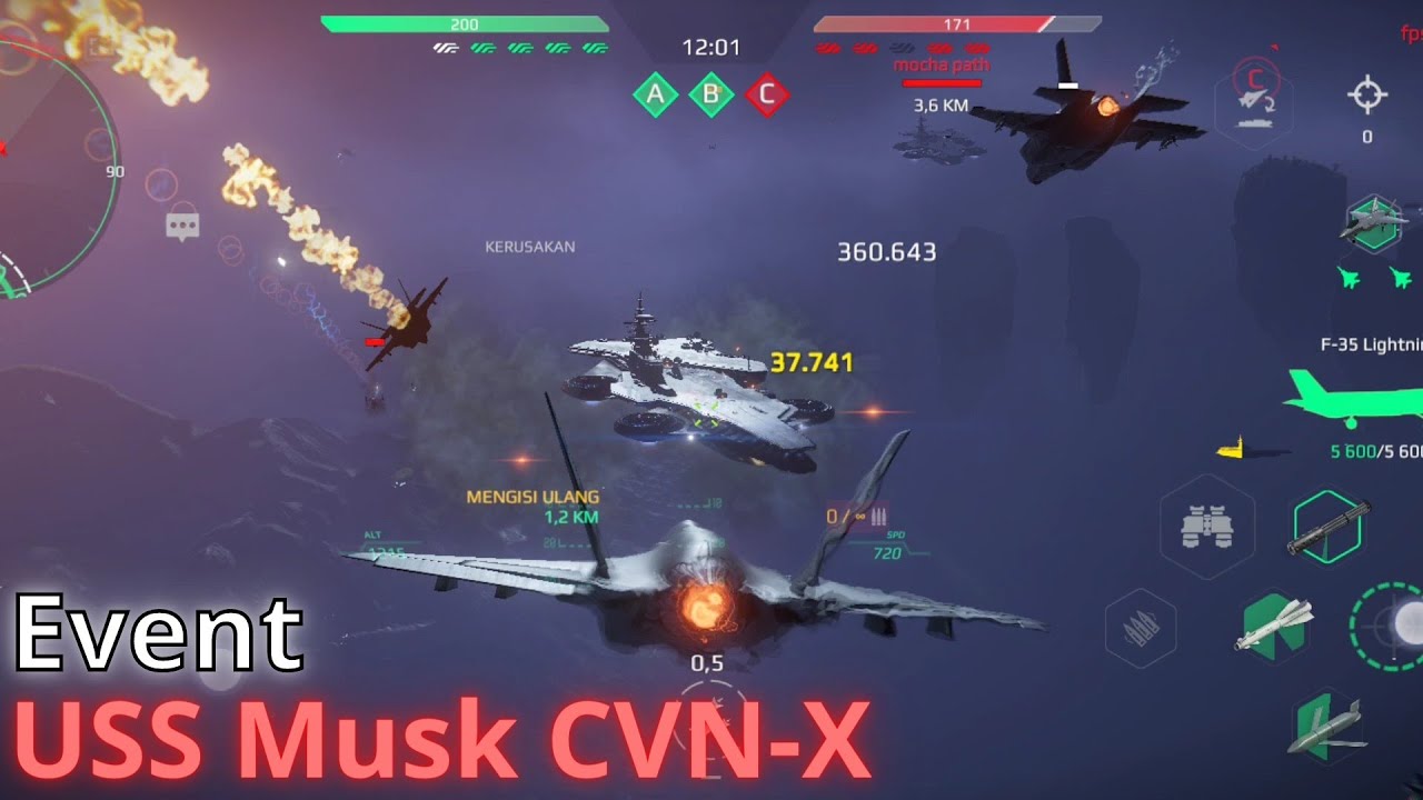 Modern Warship Event USS Musk CVN-X - YouTube