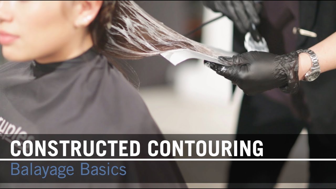 How To Balayage | Constructed Contouring with POWER BLONDE - YouTube