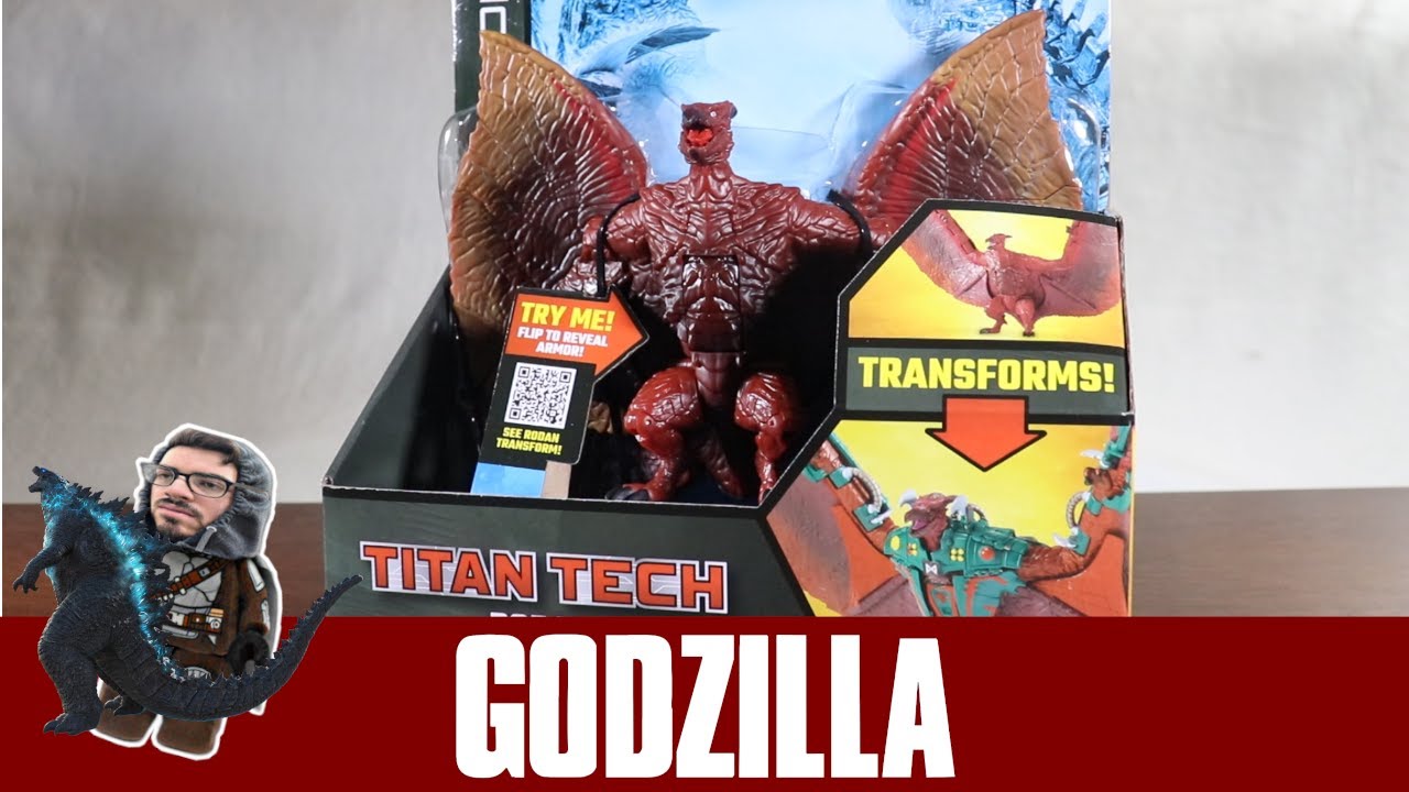 Titan Tech Rodan Figure - Playmates - YouTube