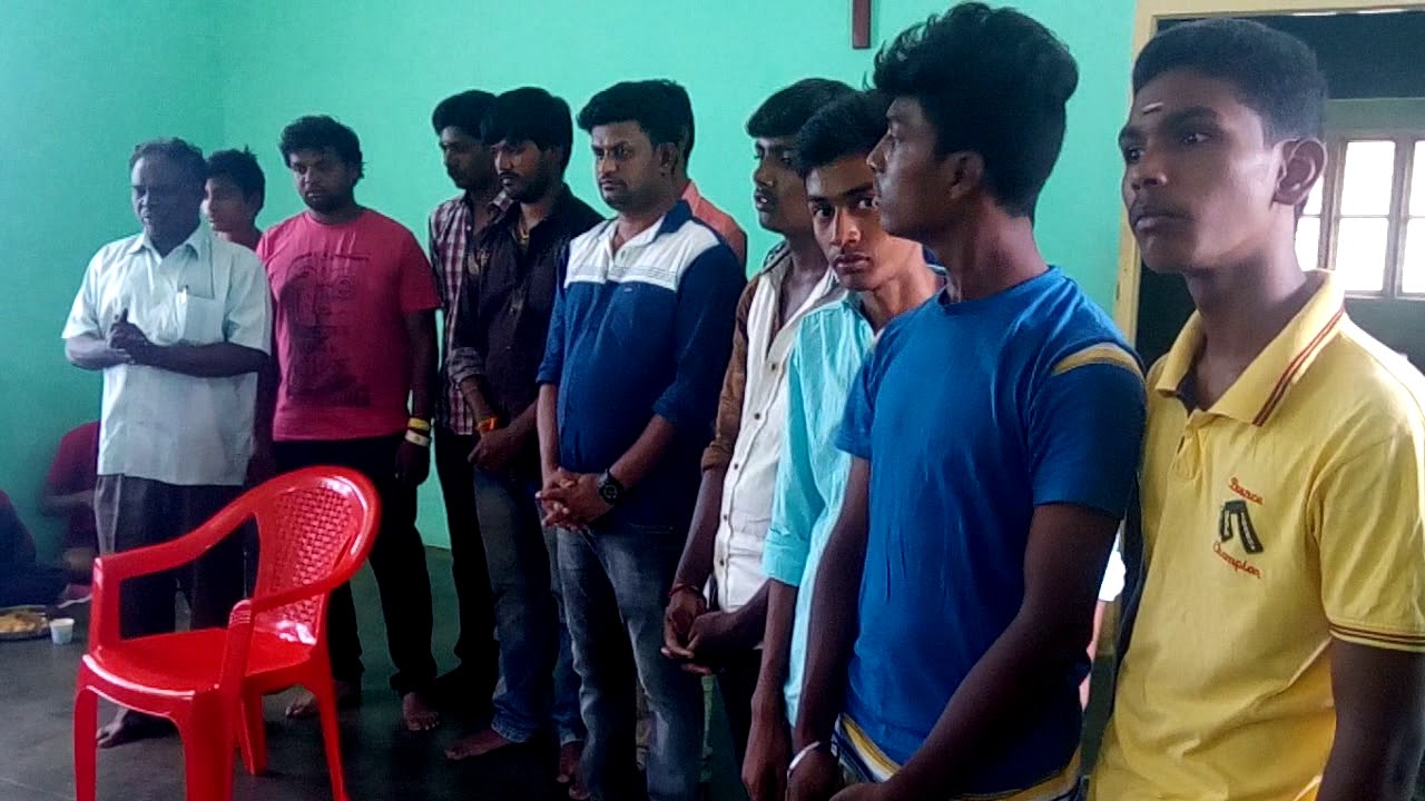 In favour for the success of VIVEGAM movie prayer in blind school ...