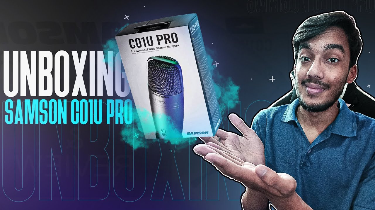 Unboxing My New Samson C01U Pro Microphone And Hands On Review - YouTube