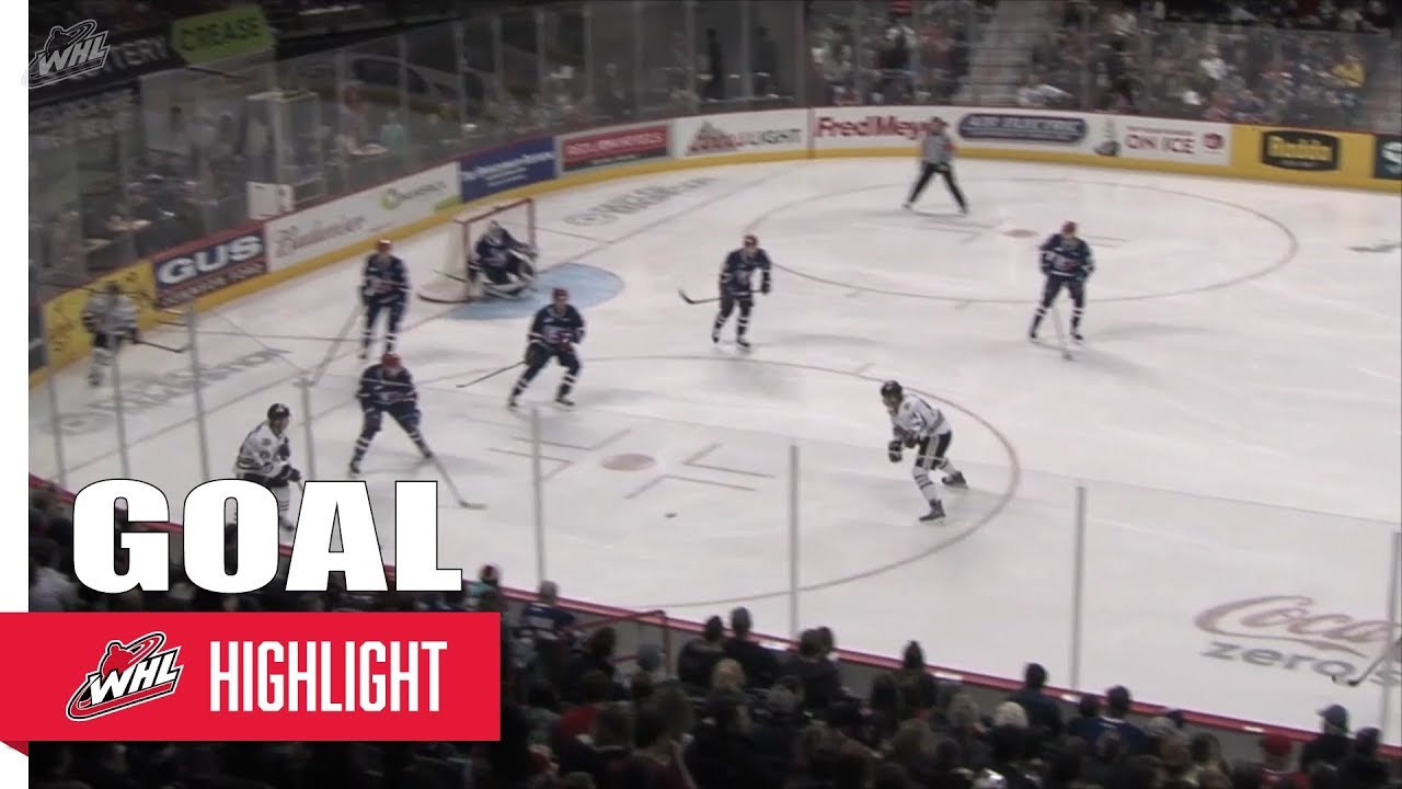GOAL || Jake Gricius || January 5, 2018 vs Spokane Chiefs - YouTube