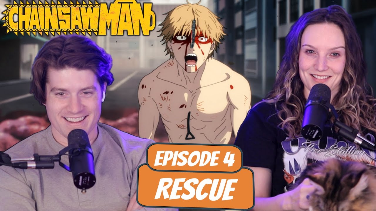 DENJI VS LEECH DEVIL! | Chainsaw Man Wife Reaction | Ep 1x4 “Rescue” - YouTube