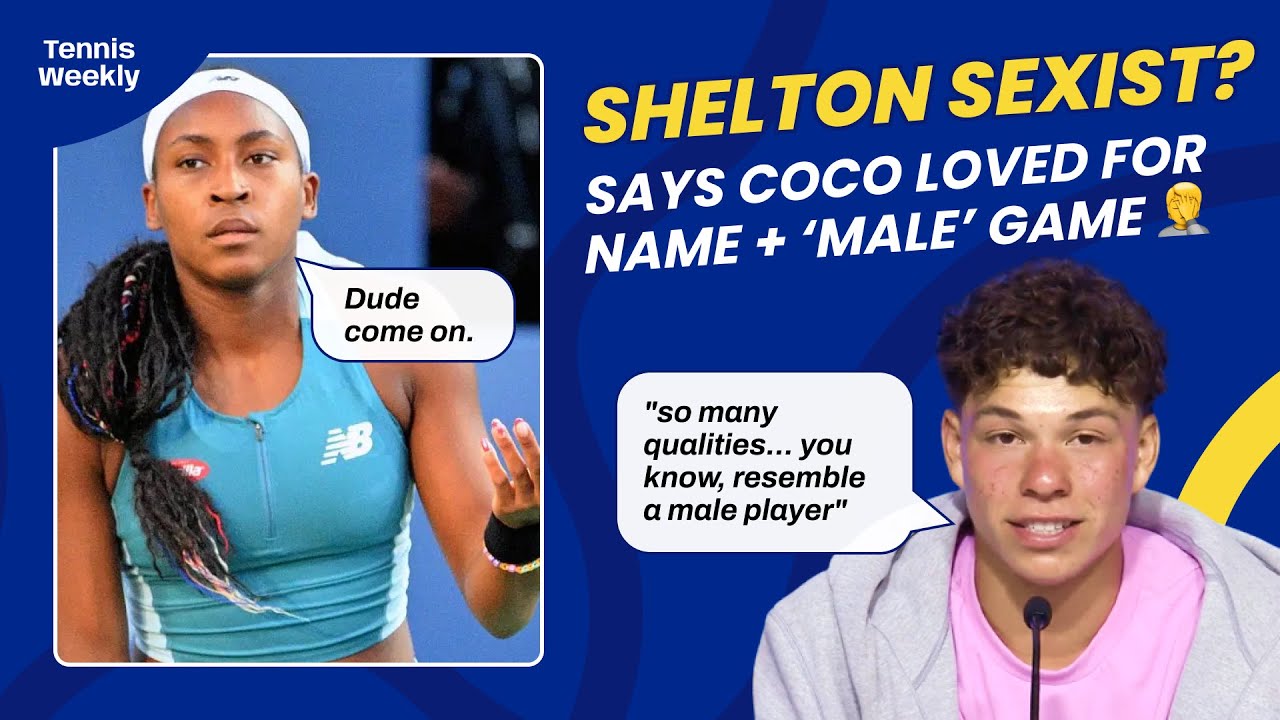 Ben Shelton in hot water over Coco Gauff comments, loved for "male ...