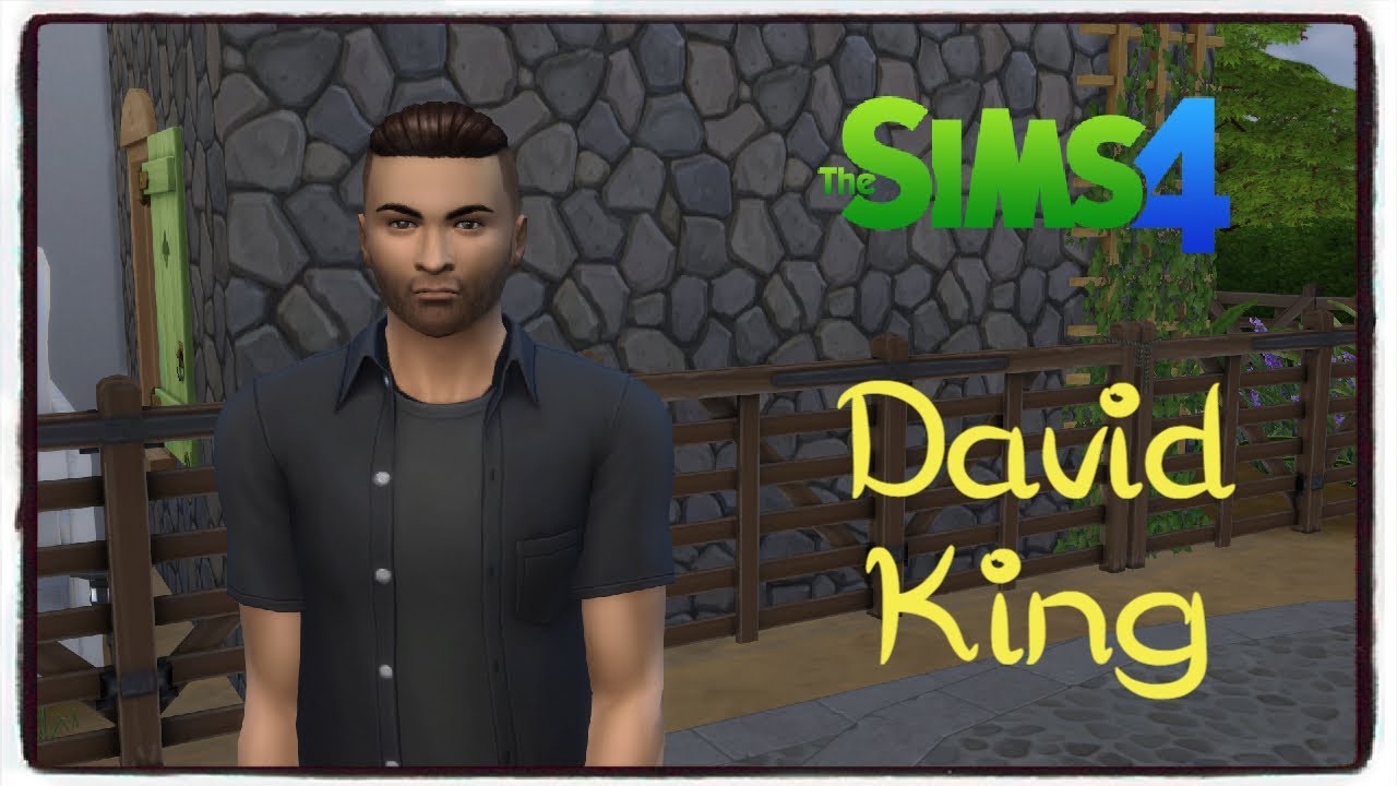 David King | The Sims 4 | CAS (vid may be loud) - YouTube