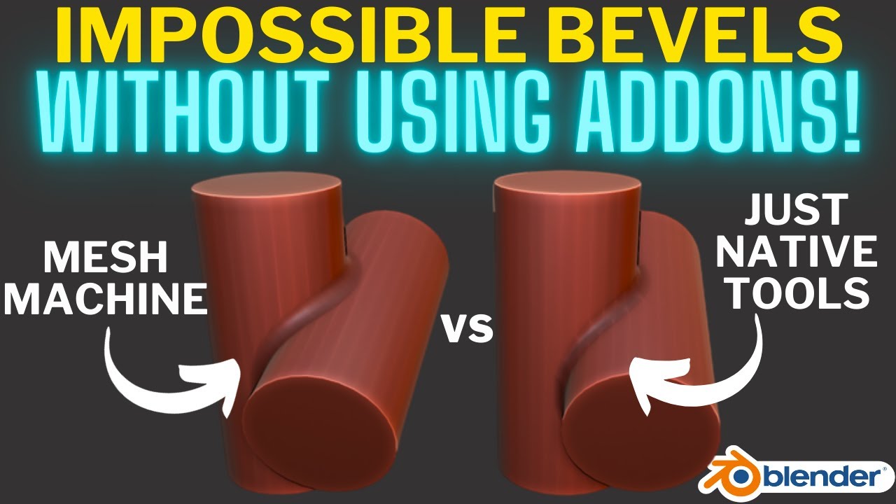 Create an offset bevel with NO ADDONS in Blender - YouTube