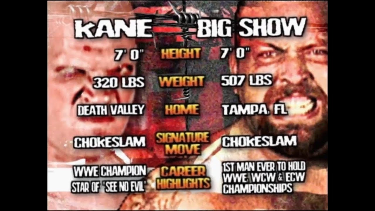 Big Show vs. Kane (Extreme Rules match) (ECW) HD 1/2 | 2006 - YouTube