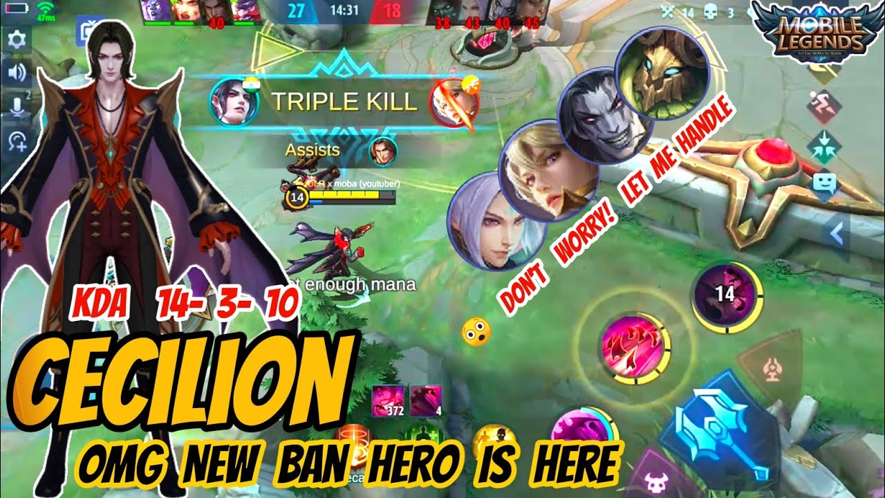 Cecilion New Meta Mage | Cecilion Insane Damage With 100% Best Build ...