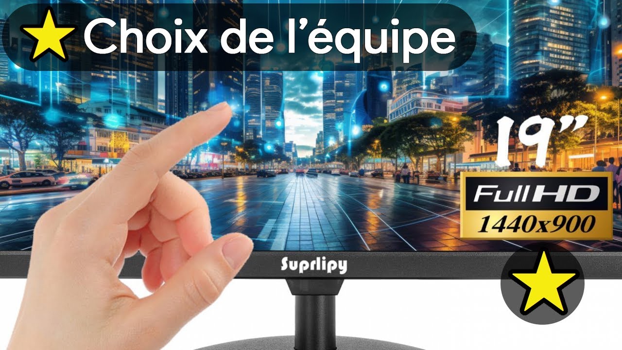 🏆 TOP 3 MEILLEUR ECRAN PC TACTILE 19 POUCES 2025 - YouTube