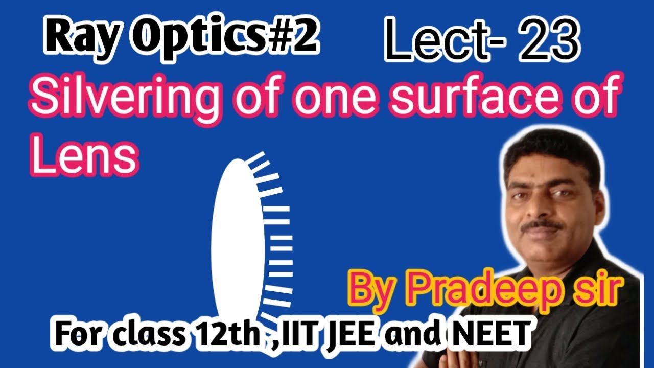 Silvering of one surface of lens #Ray Optics #2 Physics Guru - YouTube