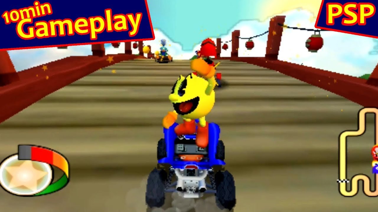 Pac-Man World Rally ... (PSP) Gameplay - YouTube