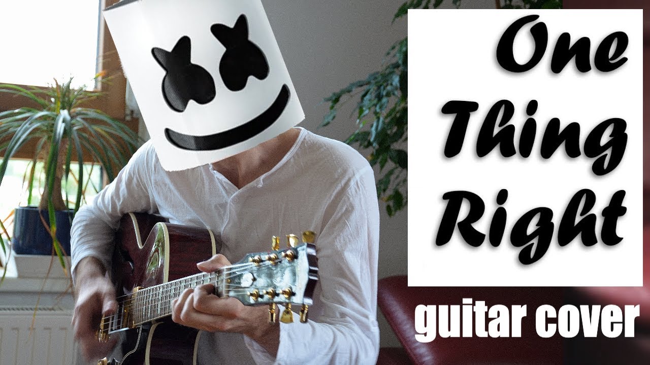 Marshmello & Kane Brown - One Thing Right [Guitar Cover] - YouTube