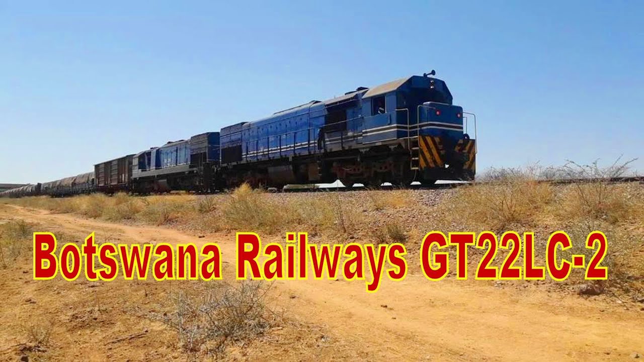 Botswana Railways GT22LC-2 217 and 216 Shunting in Gaborone - YouTube