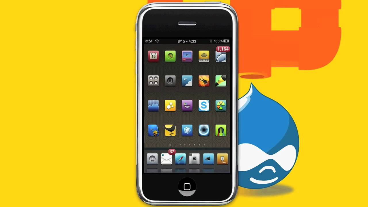 Pimp My iPhone: 6 7 or 8 Icon Dock - YouTube