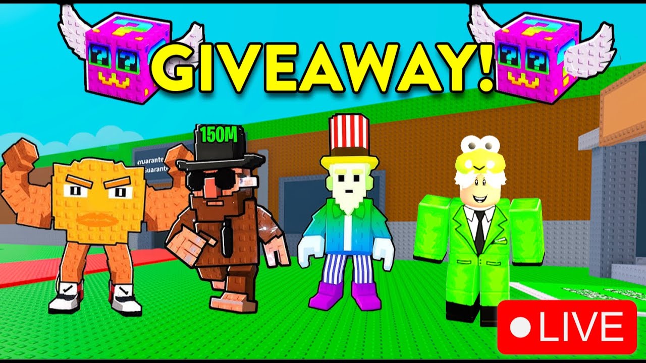 Roblox STEAL A BRAINROT GIVEAWAY LIVE!! - YouTube