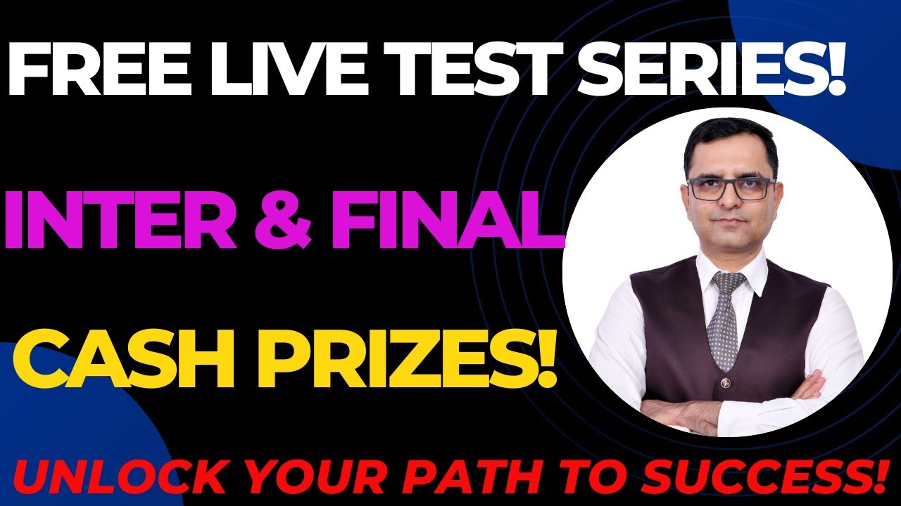 Unlock Your Path to Success-FREE Live Test Series and CASH Prizes ...