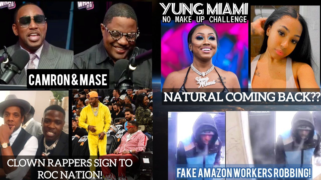 CAM'RON & MASE Clown Rappers That Signed to ROCNATION!! YUNG MIAMI "NO ...