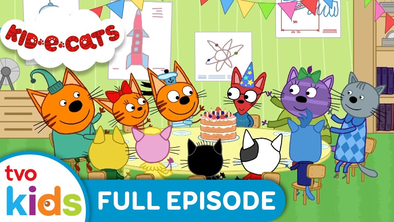 🥳 A Cake for Dart Not Scary At All 🎂 KID-E-CATS 🐱 Three Cute Kittens ...