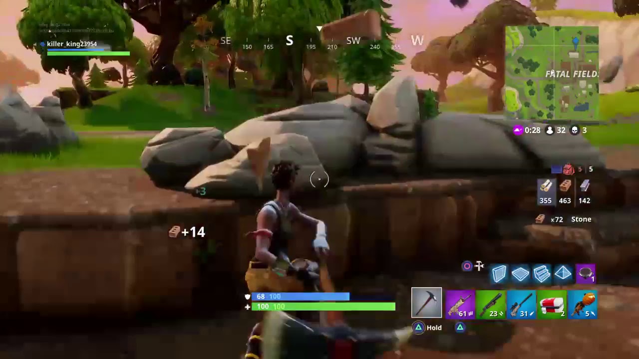 Playing with SUBS FORTNITE BATTLE ROYALE GETTING WINS - YouTube