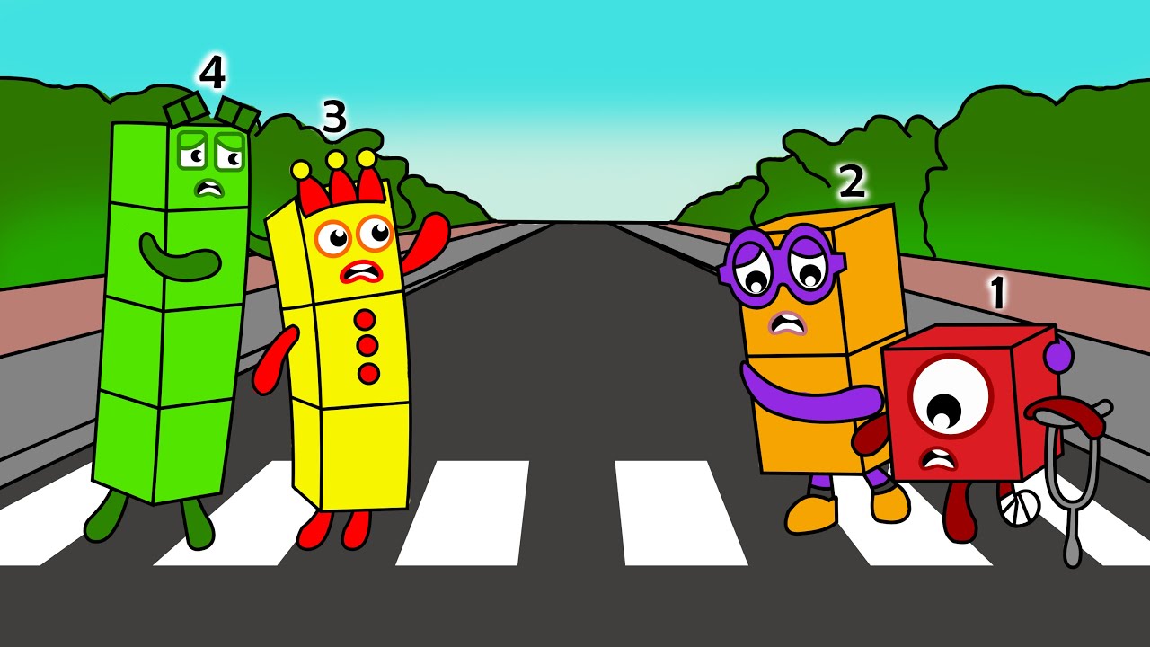 Numberblocks 2 helps walking NB 1 - Numberblocks Fanmade Coloring Story ...