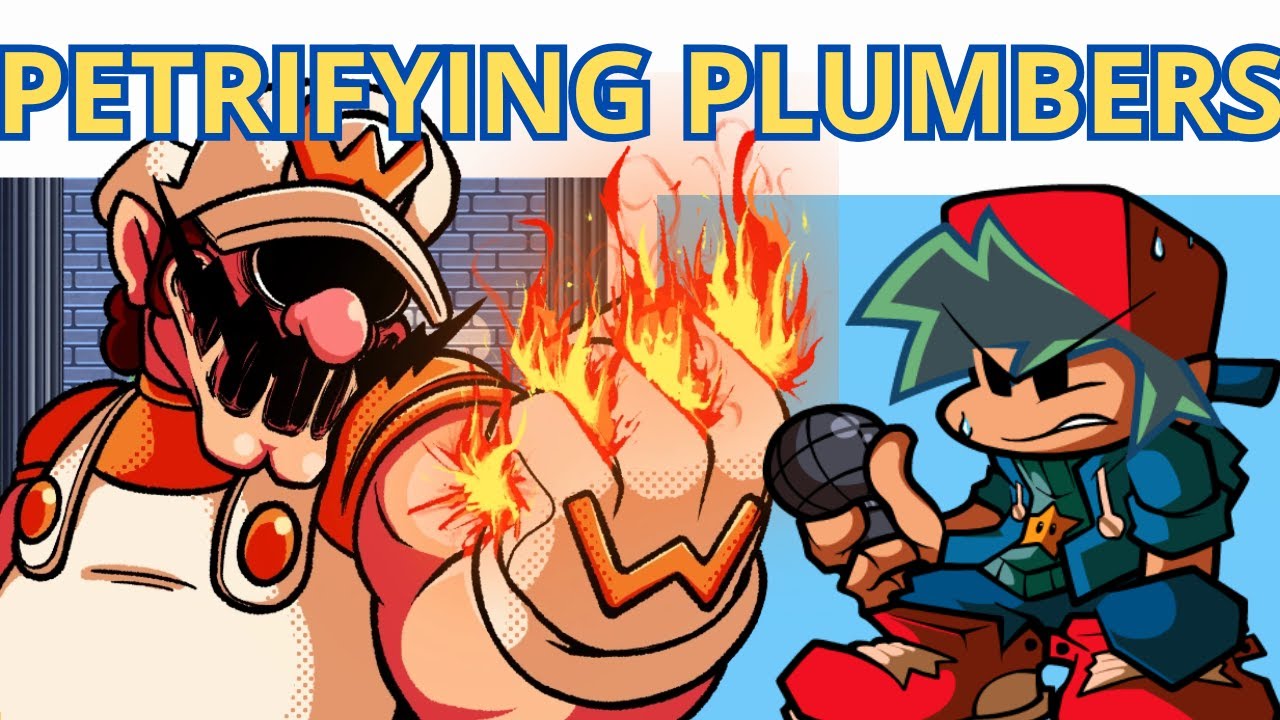 FRIDAY NIGHT FUNKIN Petrifying Plumbers MOD 100% Accuracy + Cutscenes ...