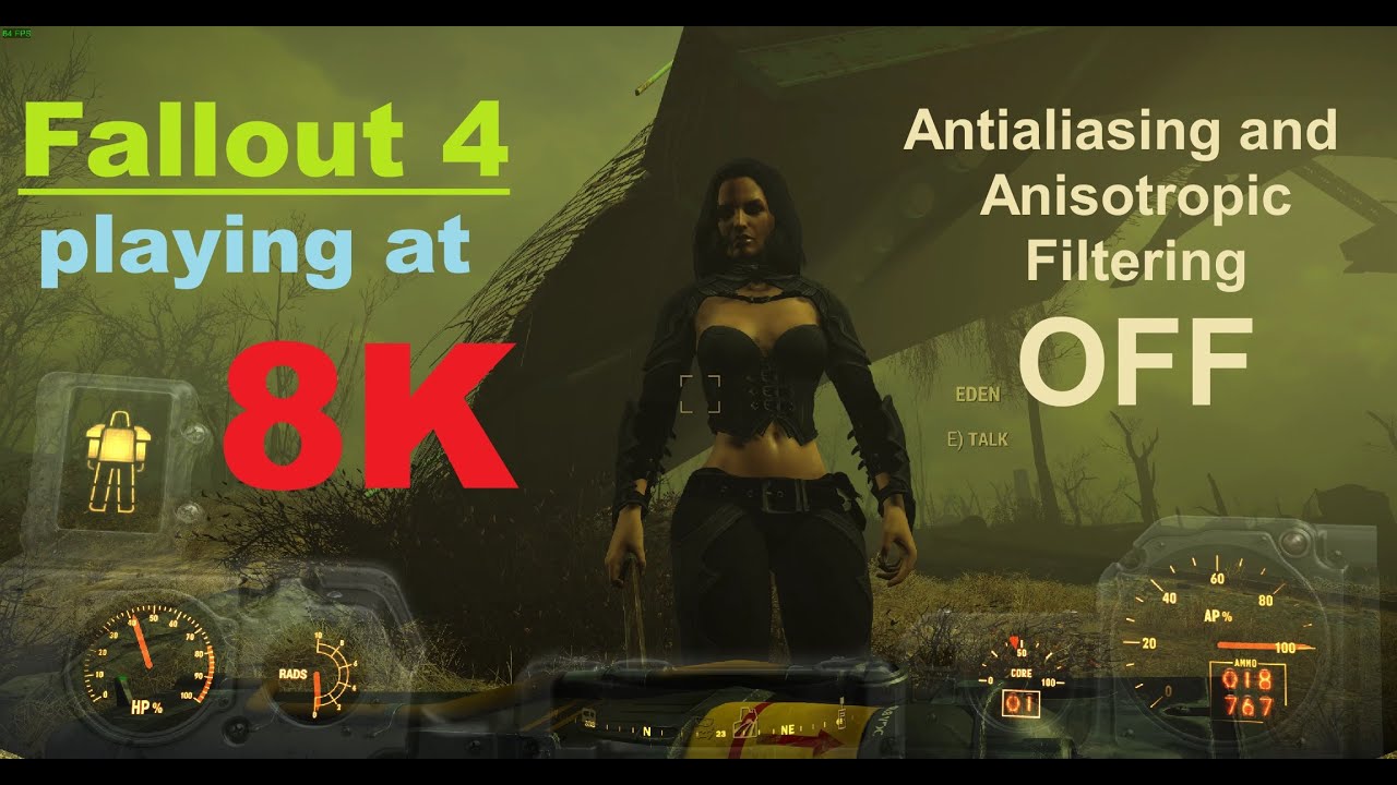 Playing Fallout 4 at 8K, with Antialiasing and Anisotropic Filtering ...