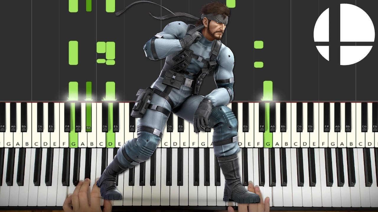 Snake Victory Theme - Super Smash Bros. Ultimate (Piano Tutorial Lesson ...