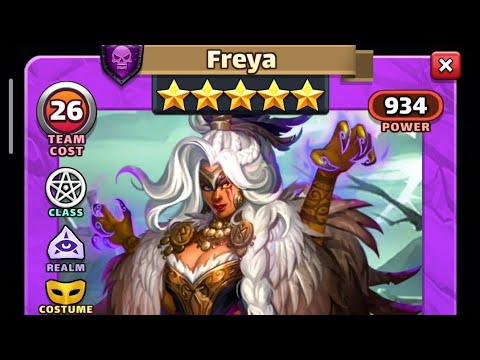 Empires and Puzzles New Costume Freya Test Drive & Thoughts - Nowy ...