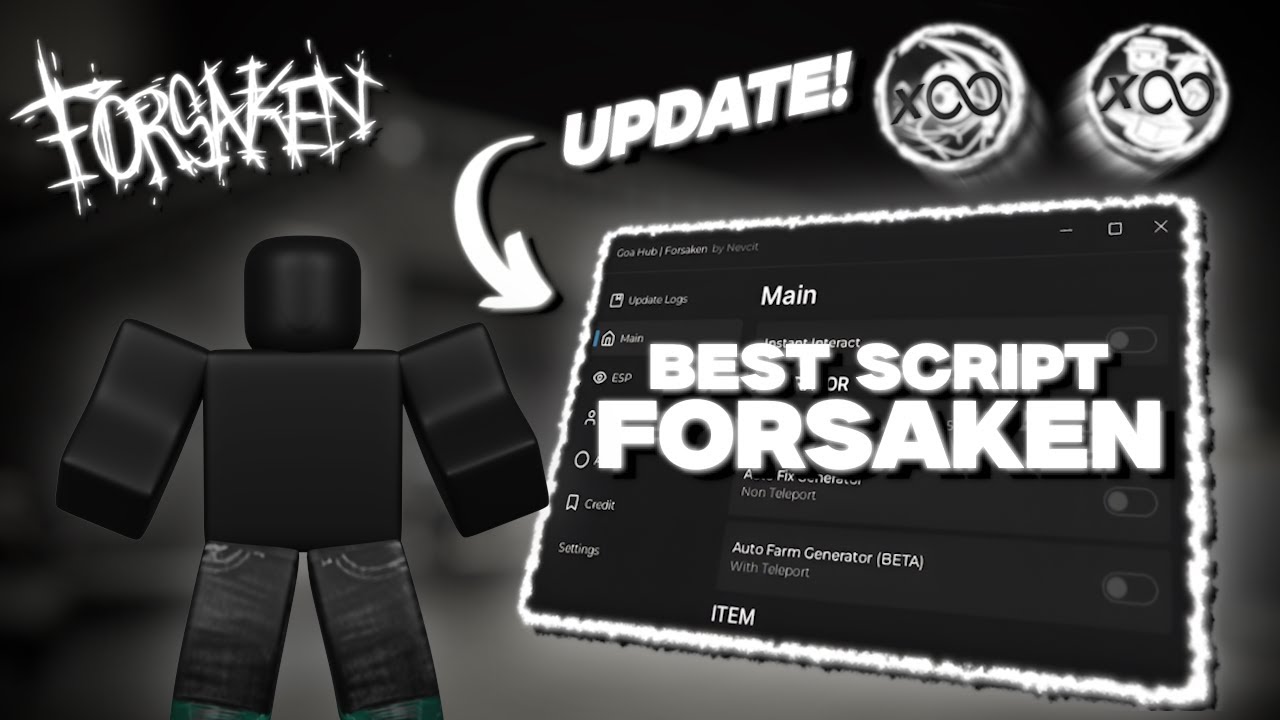 [UPDATED] The BEST FREE Forsaken Script (Auto Generator, Aimbot ...