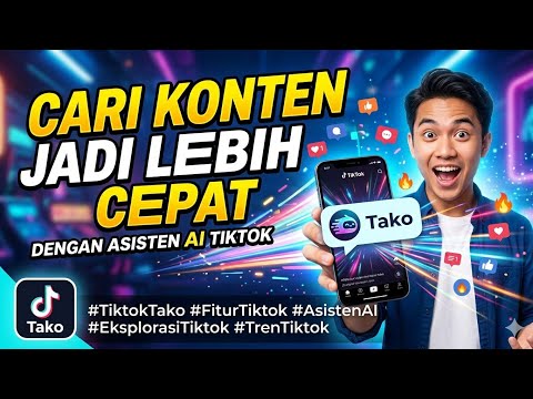 Trik Cari Video Viral Lebih Cepat Pakai Tiktok Tako AI Terbaru Dari TikTok