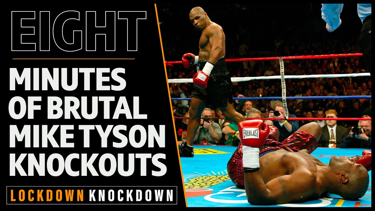 Eight minutes of Mike Tyson knocking people out for fun - YouTube