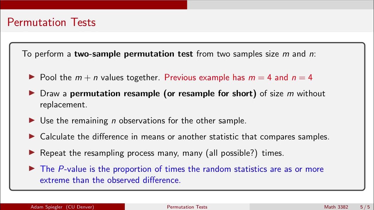 Introduction to Permutation Tests - YouTube