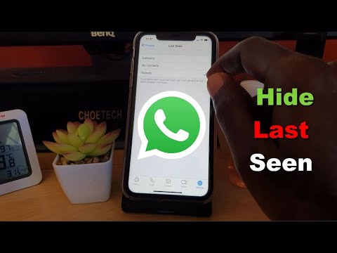 Hide Online Status on Whatsapp iPhone (Last Seen)