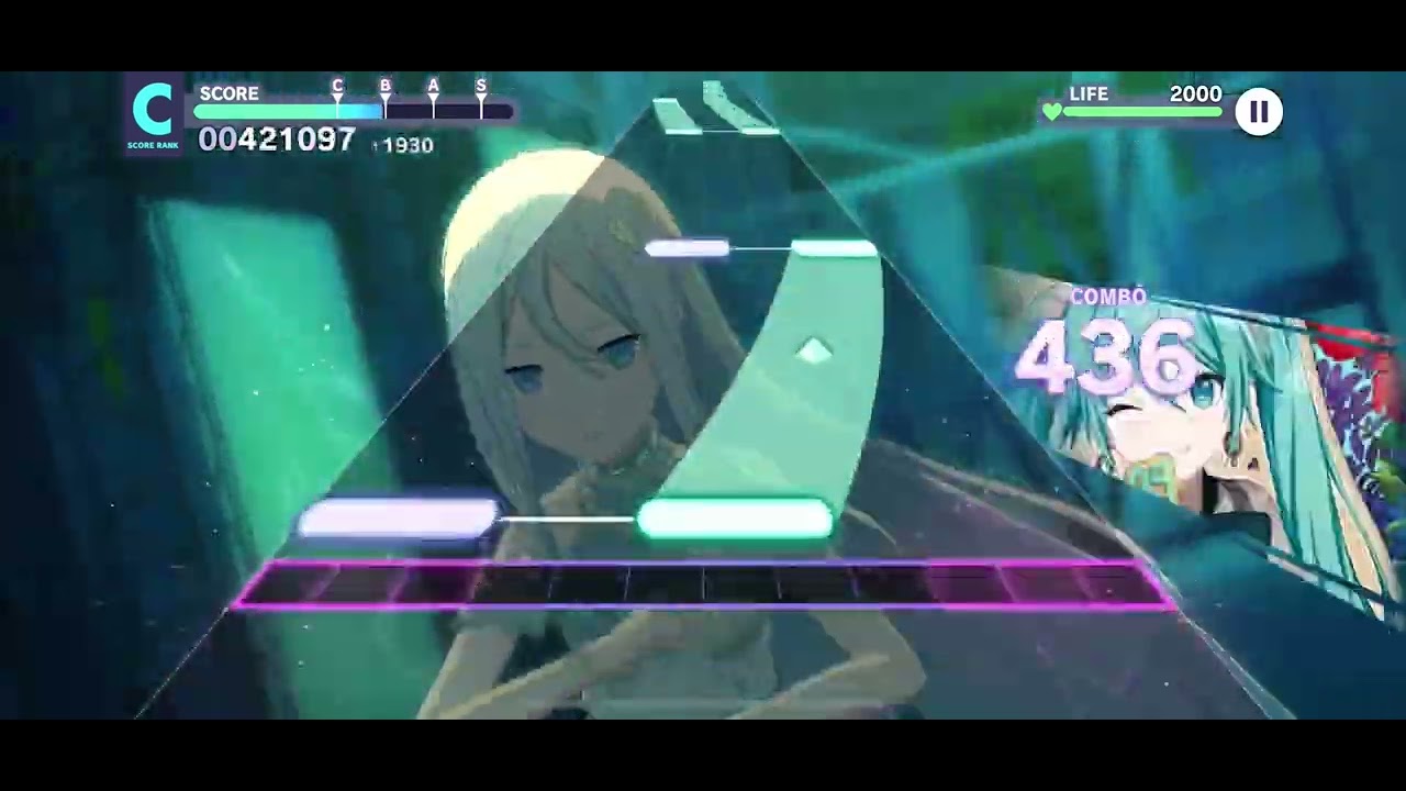 Hatsune Miku: Colorful Stage! “Fragile” Master Difficulty Full Combo - YouTube