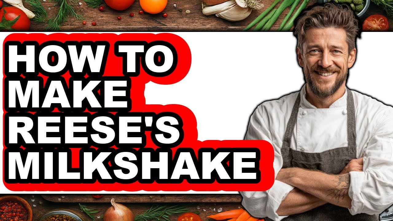 How to Make Reese's Milkshake (Easy Method) - YouTube