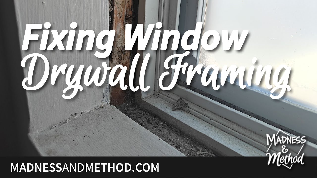 Fixing Odd Framing Around Window - YouTube