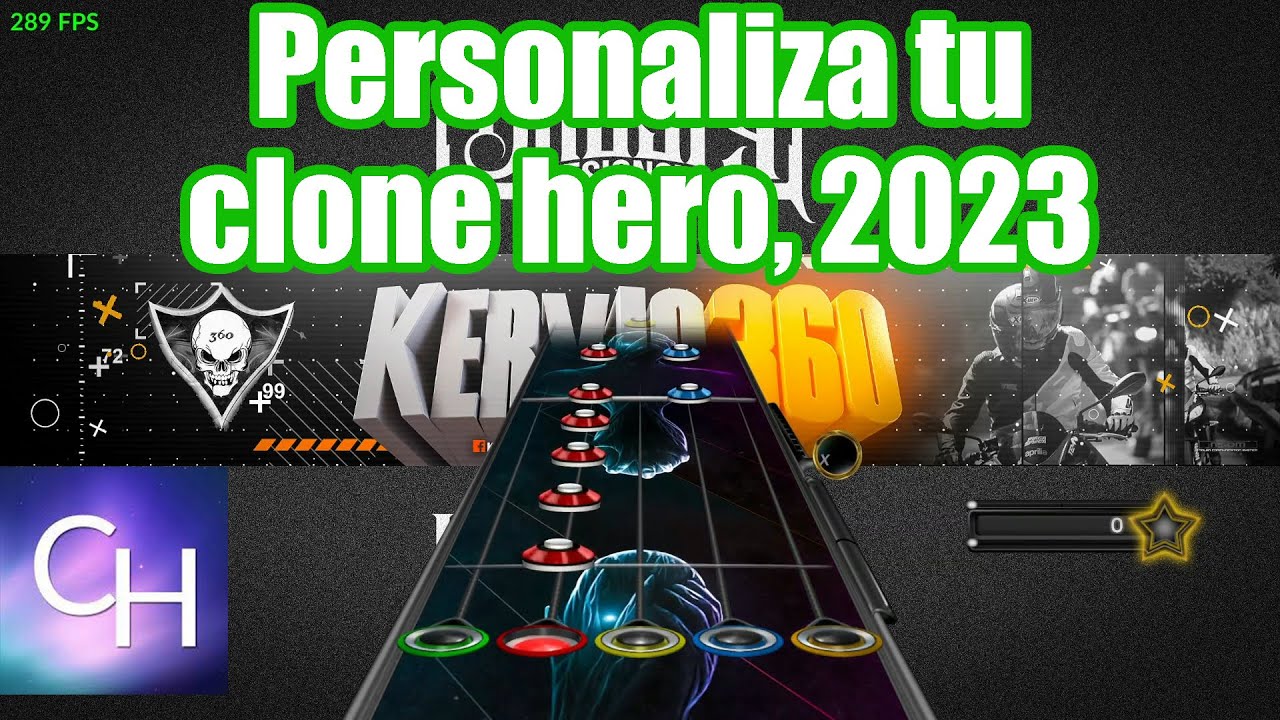 Como Poner imagenes, videos y pistas/Highways en Clone Hero 2023 - YouTube