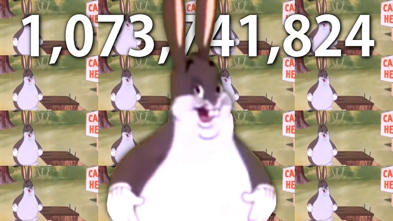 BIG CHUNGUS - 1,073,741,824 times | 4k - YouTube