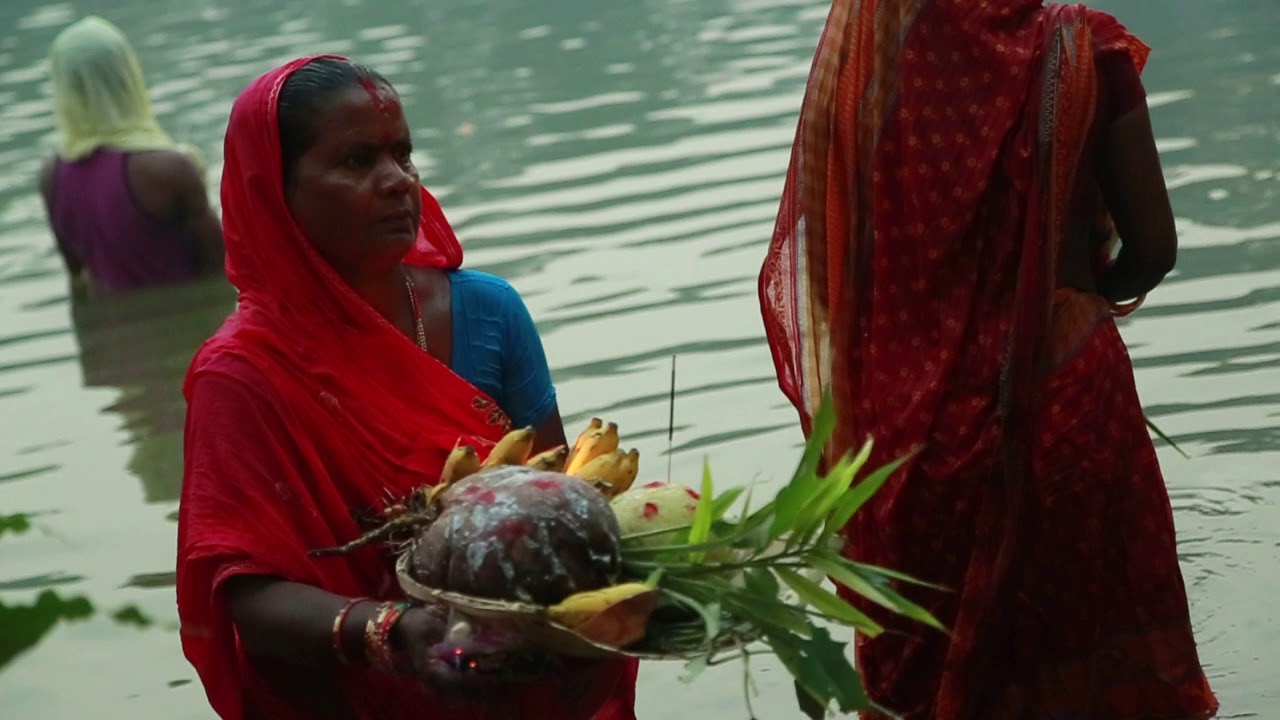 Chhat Celebration in Terai Region Nepal 2017 - YouTube
