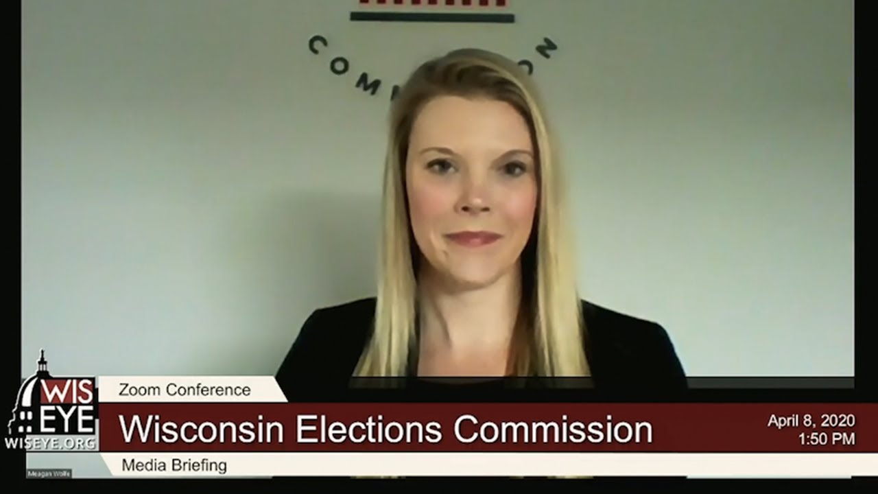 News Conference: Wisconsin Elections Commission Administrator Meagan ...