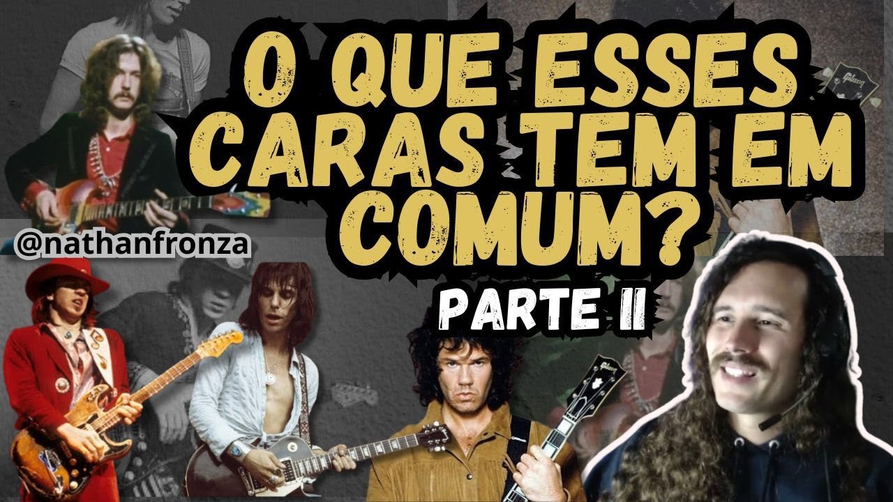 O que esses caras tem em comum, pt 2 - SRV, Gary Moore, Jeff Beck e ...