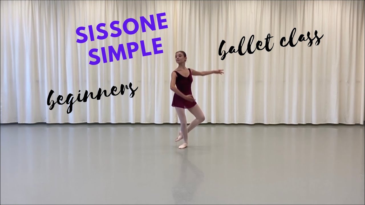 Sissone Simple - Centre - Beginners - YouTube