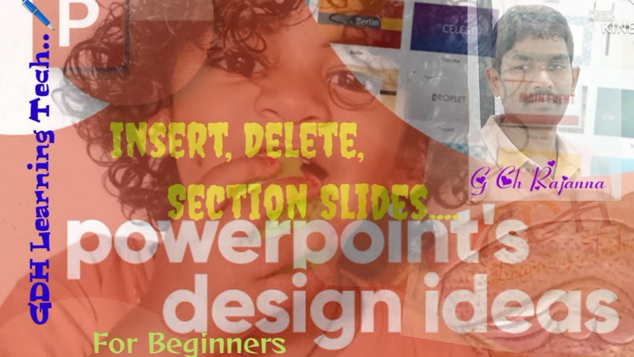 Powerpoint Presentation $ Slides Creation, Section and Layout Slides @GDHLEARNINGTECH - YouTube
