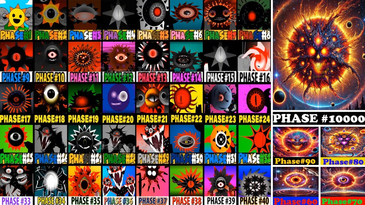 Incredibox Sprunki-Mix All Phases | Phase 10-20 VS Phase 30-40 VS phase ...