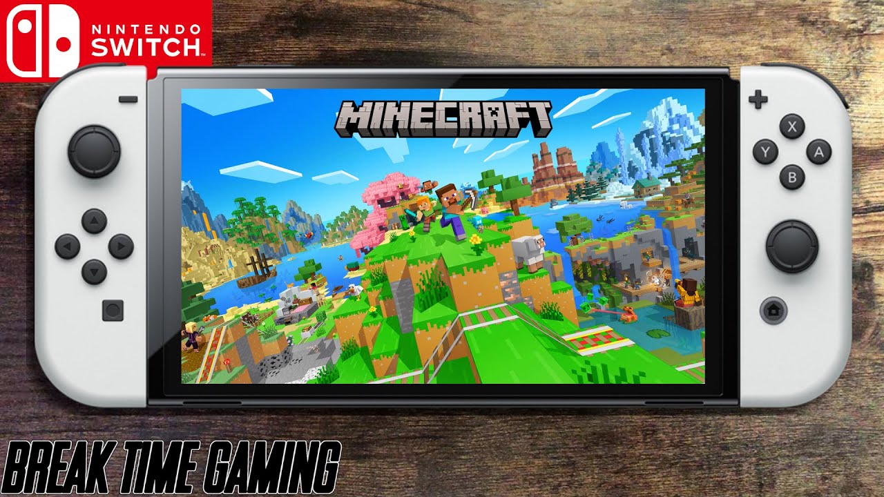 Minecraft Nintendo Switch OLED Gameplay - YouTube