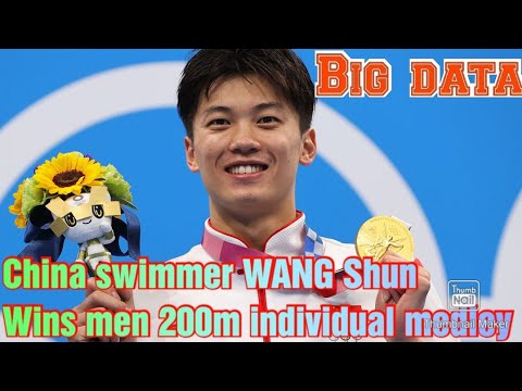 China swimmer WANG Shun wins men 200m individual medley - YouTube